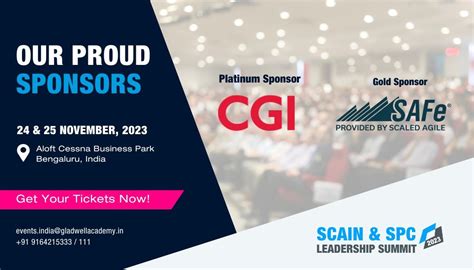 Gladwell Academy India On Linkedin Scain Leadershipsummit Bengaluru Aloft Cgi Scaledagile…