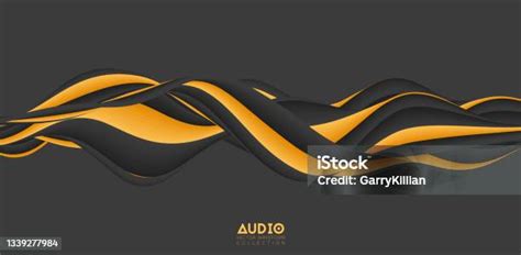 음파 시각화 3d 솔리드 파형 음성 샘플 패턴 3차원 형태에 대한 스톡 벡터 아트 및 기타 이미지 3차원 형태 건강관리와 의술 검은색 Istock