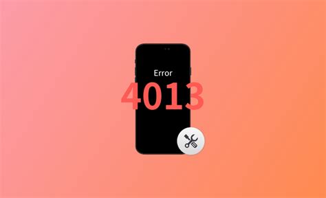See Iphone Error 4013 Learn To Fix Iphone Could Not Be Restored Updated Error 4013