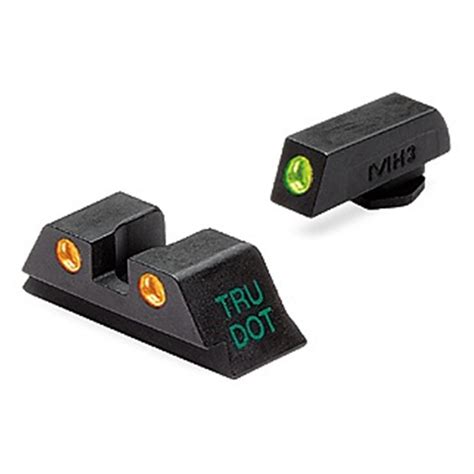 Meprolight® Tru Dot® Ml 10224 Fixed Front Rear Sights For Glock 9