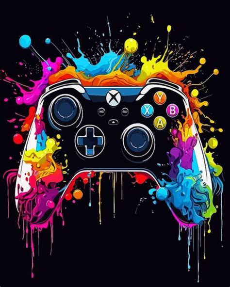 Cool Xbox Controller Paint By Numbers Paint By Numbers UK