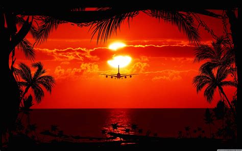 Tropical Sunset 4k Wallpapers 4k Hd Tropical Sunset 4k Backgrounds