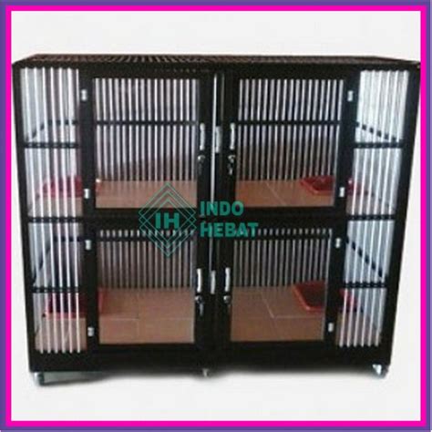 Jual Kandang Kucing Model Minimalis Pintu 4 Besar Bahan Alumunium