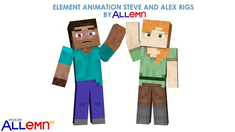 Ea Steve And Alex Rigs For Mine Imator Header By Allemn On Deviantart