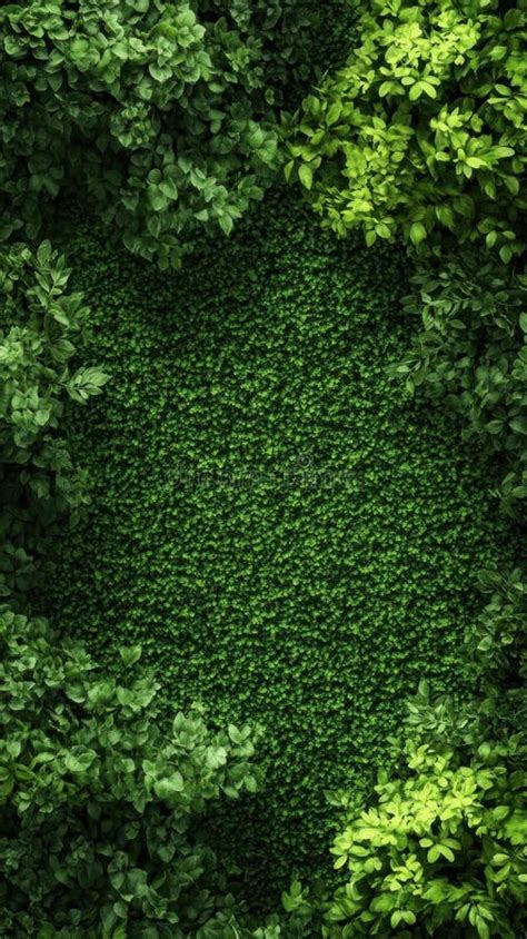 Serenity In Green Lush Green Gradient Background Stock Illustration