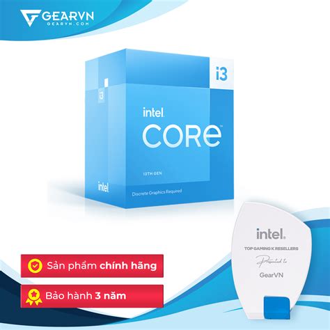 Cpu Intel Core I3 13100f 3 4ghz Turbo 4 5ghz 4 Nhân 8 Luồng Giá Rẻ