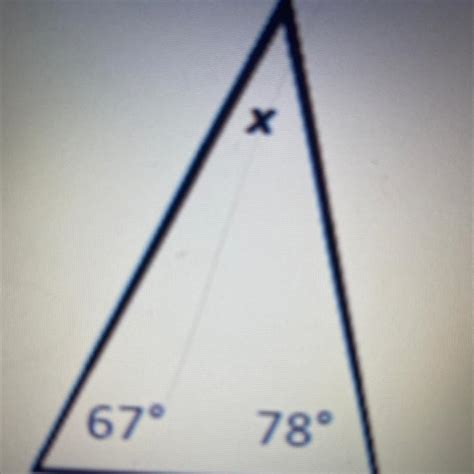 Find The Missing Angle Brainly