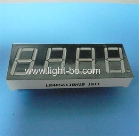 4 Digit 056 Inches Ultra Bright Blue Common Anode 7 Segment Led
