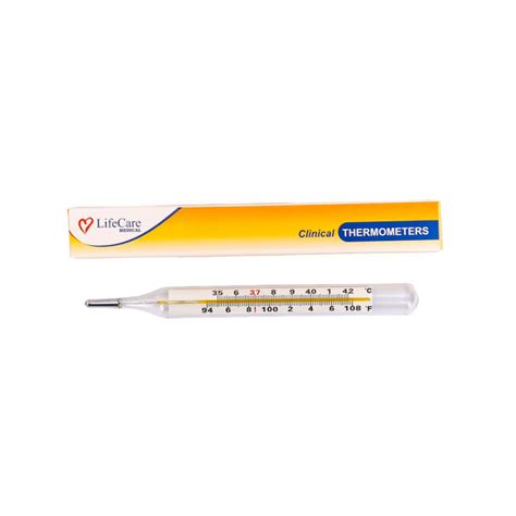Lifecare Classic Traditional Clinical Glass Thermometer Darazpk