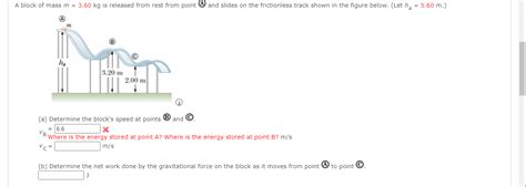 Solved Will Upvote Thanks A Block Of Mass M 3 60 Kg Chegg