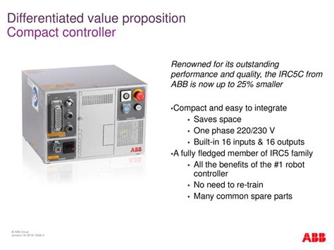 Abb Irc5 콤팩트 제어기 외관 설명 네이버 44 Off
