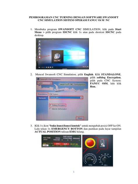 lap ii pemrograman cnc milling dengan software swansoft cnc simulation