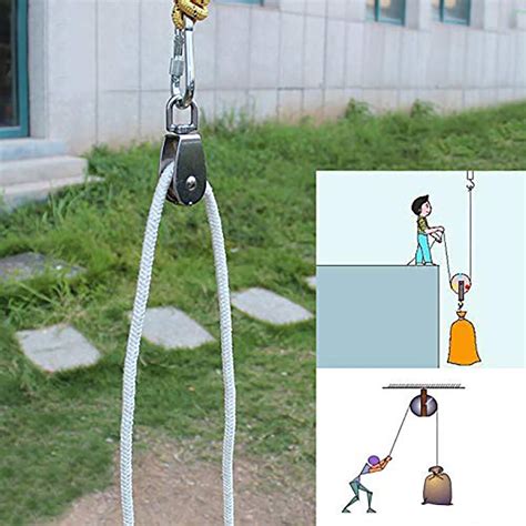 2 Pack M50 Single Pulley Block Heavy Duty 304 Stai Grandado