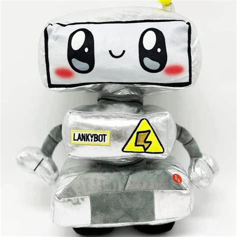 Led Lankybot Plush Toy Robot Plush Led Robot Cyborg Plush