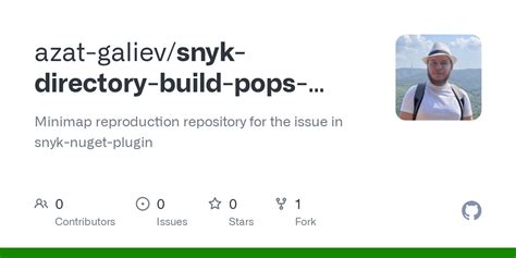 Github Azat Galievsnyk Directory Build Pops Minimal Reproduction