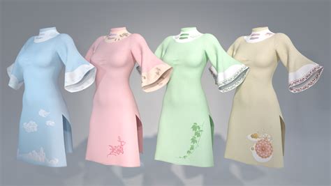 DForce Floral Dress For Genesis 8 Female S Daz 3D