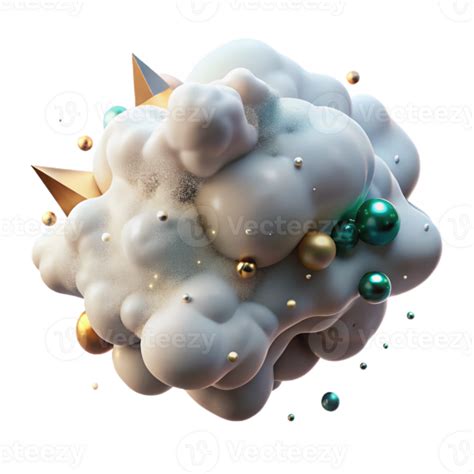 Magnificent Contemporary Smoke Plume With White Wisps Isolated