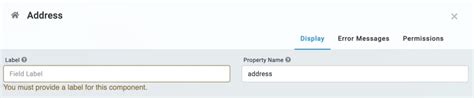 Address Component