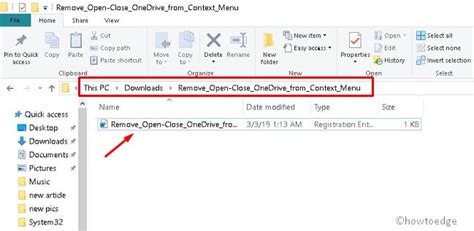 How To Add An Onedrive Open Or Close Context Menu In Windows 10