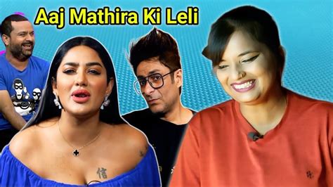 Aaj Mathira Ki Leli Mathira And Barkat Uzmi Comedy Reaction Sweet