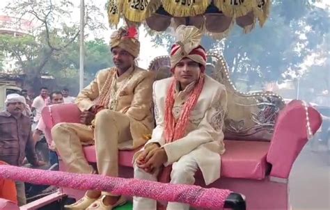 Mp News 2 बेसहारा युवतियों का पूरा शहर बना परिवार धूम धाम से हुआ