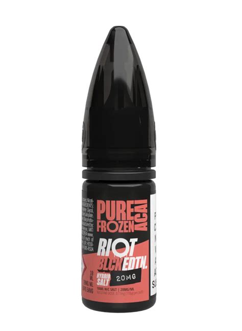 Blck Edtn Salt Pure Frozen Acai Riot E Liquid