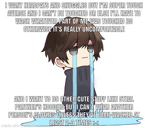 Why Cant I Be A Trans Cutie Who Gets Headpats And Cuddles Rnestofeggs