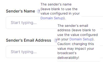 Customize Sender Details Campaign Refinery Support Customize Sender Details Campaign Refinery Support