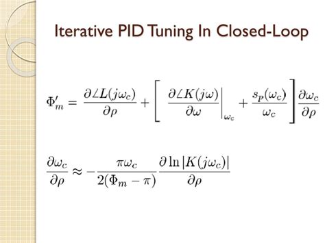 ppt pid cntroller tuning using bode s integrals powerpoint