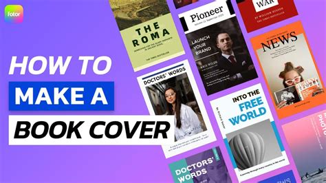 How To Make A Book Cover YouTube