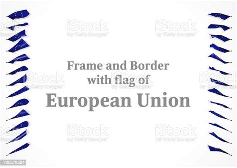 프레임과 테두리 유럽 연합의 깃발입니다 3 차원 일러스트 레이 션 0명에 대한 스톡 사진 및 기타 이미지 0명 공란 교육 Istock