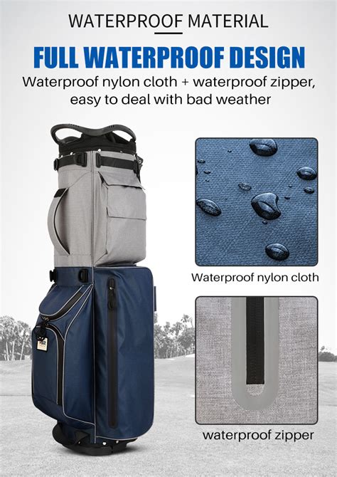 Pgm Qb070 New Arrival Multifunctional Waterproof Golf Stand Bag 企业官网