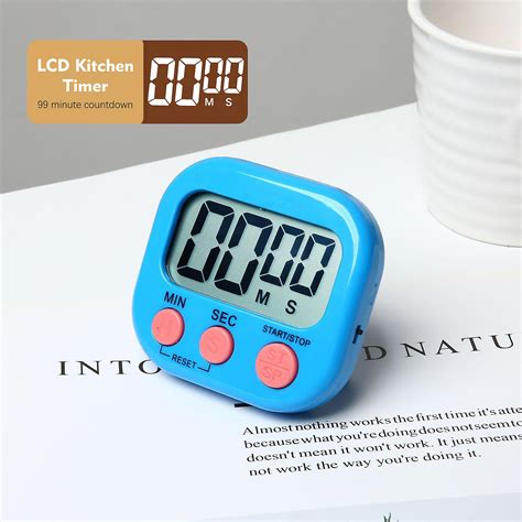 Kitchen Countdown Cooking Timer Lcd Digital Screen Clock 7 X 6 Cm Easy To Set Up Teachers