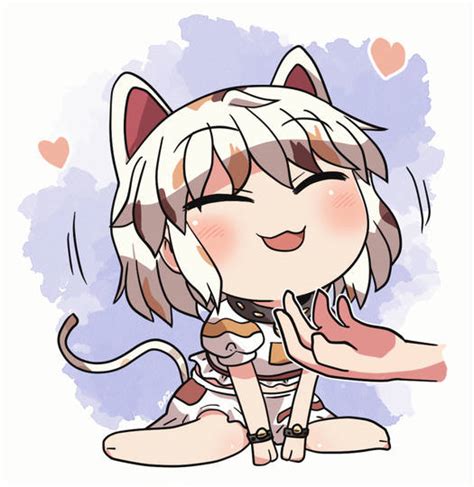 ミケちゃんよしよし KURO