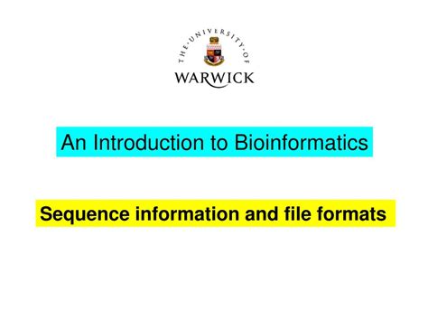 ppt sequence information and file formats powerpoint presentation