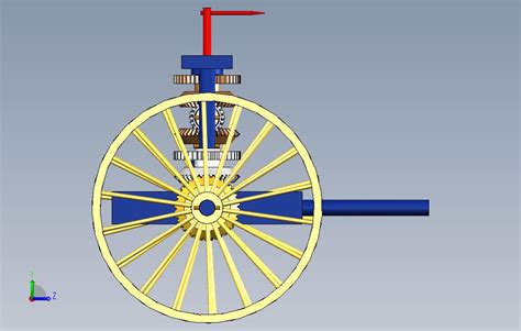 指南车结构 SOLIDWORKS 2012 模型图纸下载 懒石网