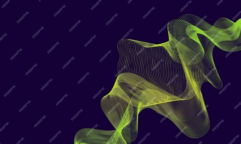 Premium Vector Abstract Wave Lines Background