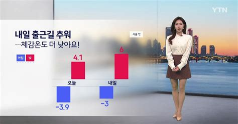 날씨 내일 출근길 추워체감온도 더 낮아요