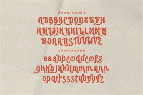 Vintage Groovy Font Behance