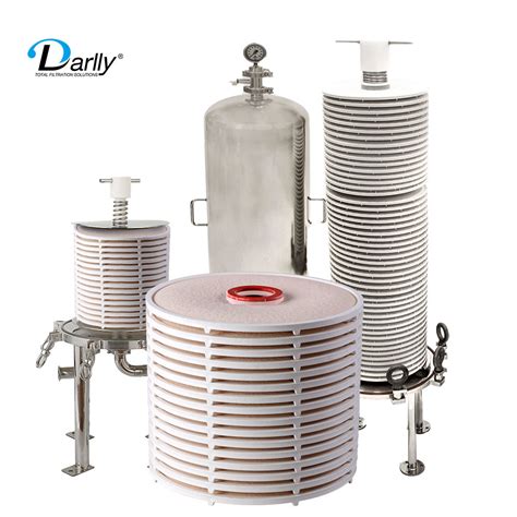 Darlly Polishing Filtration Lenticular Filter Cartridge Depth Stack