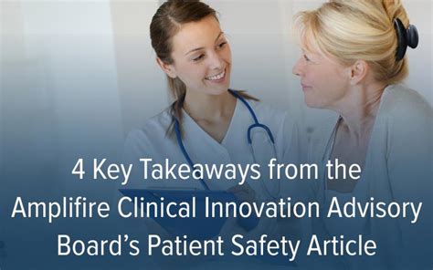 Amplifire Elearning On Linkedin 4 Key Takeaways From The Amplifire Clinical Innovation Advisory