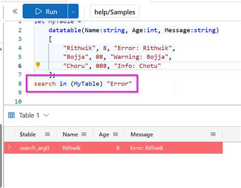 azure are `where contains ` and `search` the same operator in kql