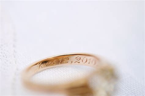 Wedding Band Engraving Date