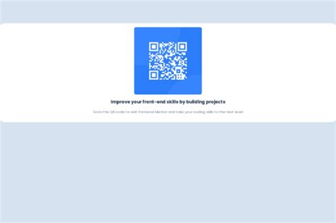Frontend Mentor Qr Code Using Css Coding Challenge Solution