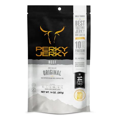 Perky Jerky Grass Fed Beef More Than Just Original 14 Oz