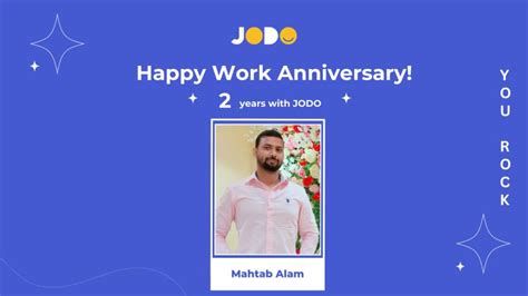 Jodo On Linkedin Celebrating 2 Years Of Mahtab Alam Amazing Journey At
