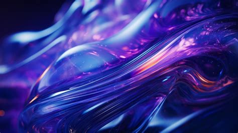 Premium Photo Blurple Quantic Microscopic Photo Unveiling An Abstract