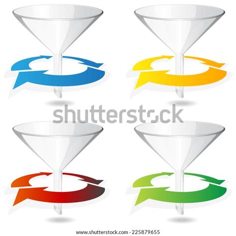 funnel synthesis illustration stock vector royalty free 225879655