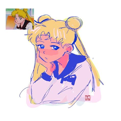 Tsukino Usagi Bishoujo Senshi Sailor Moon Drawn By Applepiewinry