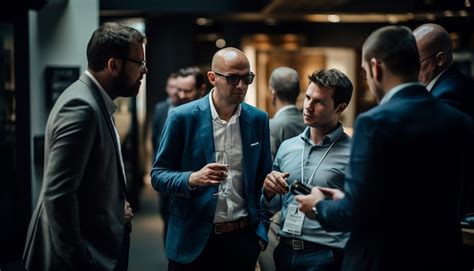 premium photo connecting at a networking event professionals in